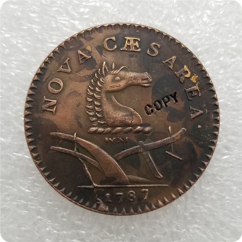 US Coin 1787 New Jersey Nova Caesarea Copper Copy Coin