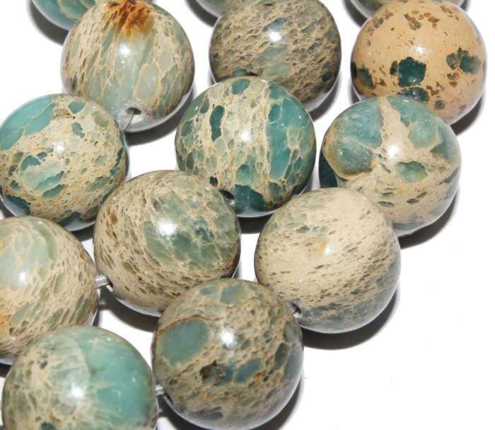 12mm natural variscite turquoise round gemstone loose beads 15pc