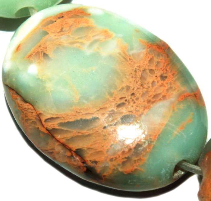 18mm natural variscite turquoise oval gem loose beads