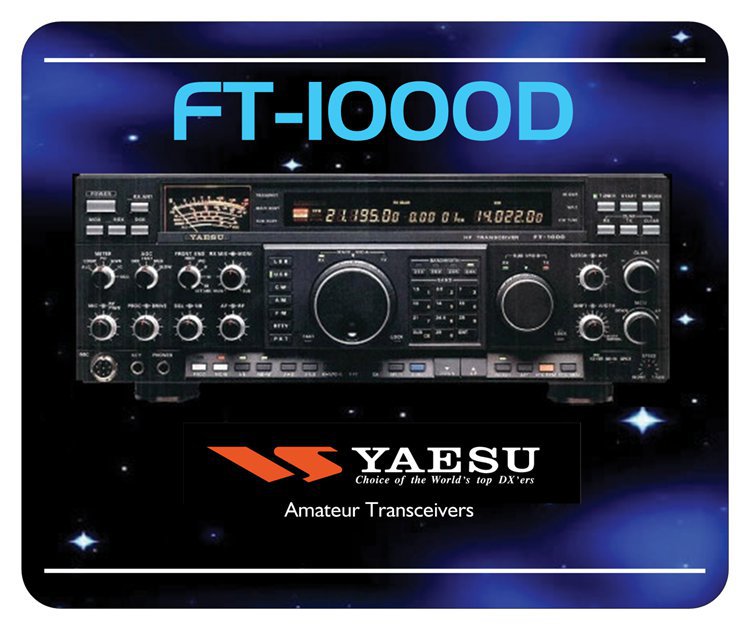 Yaesu FT-1000D Mark V Amateur Ham Radio Mouse Pad