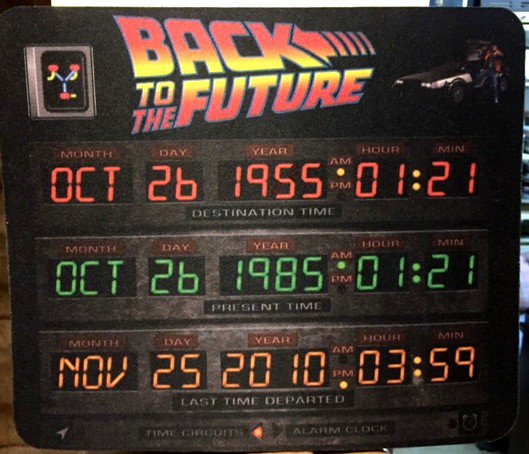 Back To The Future - Time Clock Marty McFly - Mouse Pad