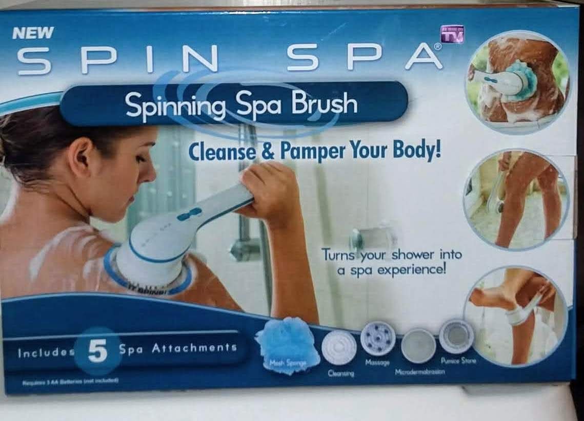 Spin Spa Spinning Spa Brush with Attachments