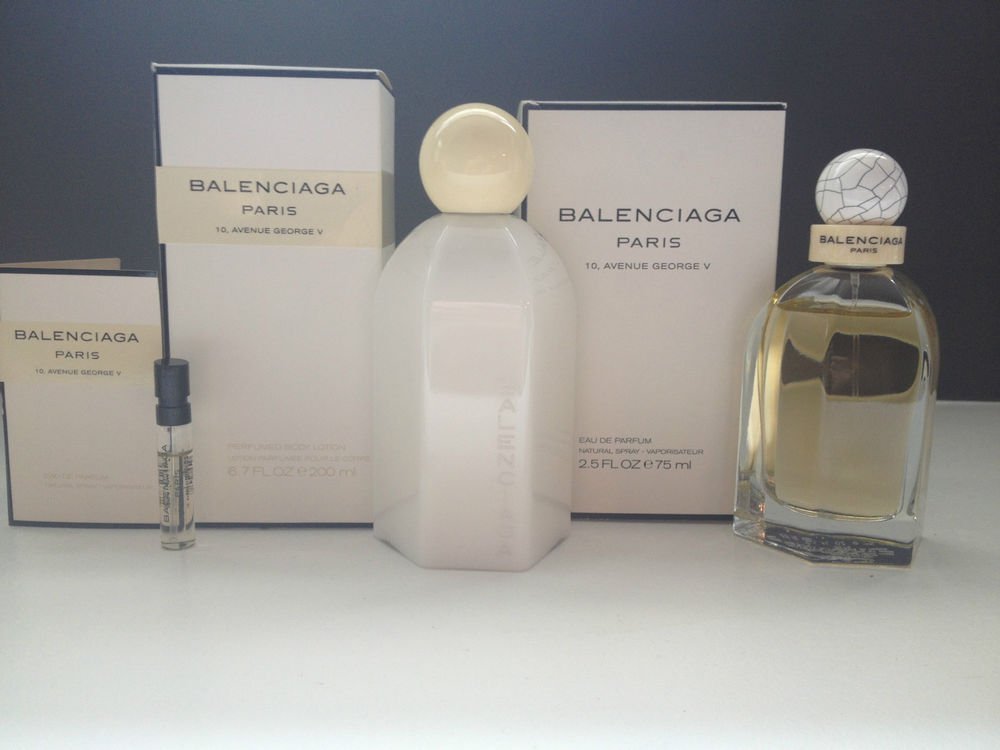 Balenciaga Set Womens Perfume & Body Lotion & Mini Spray Sample New ...