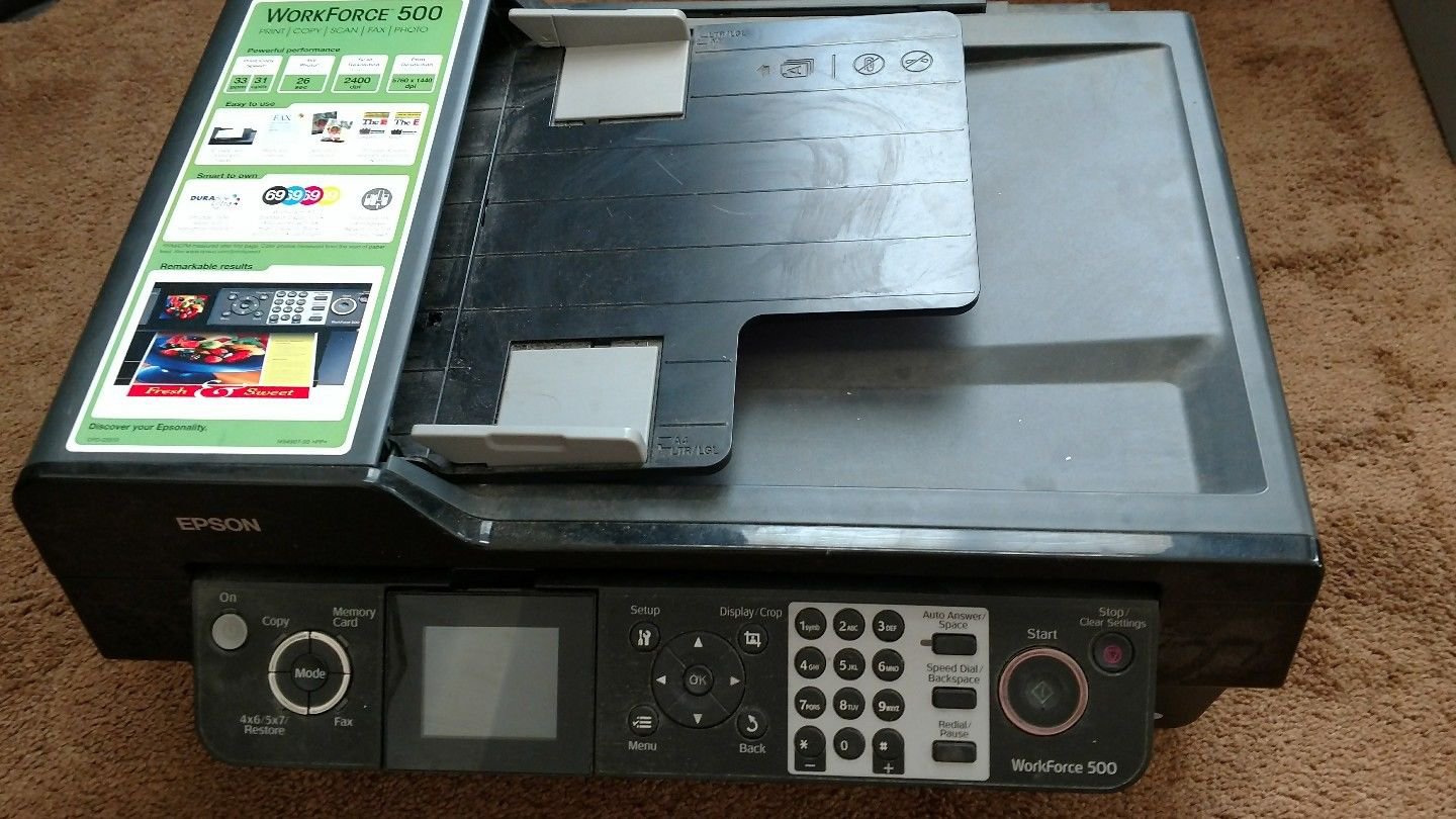 Epson WorkForce 500 All-In-One Inkjet Printer