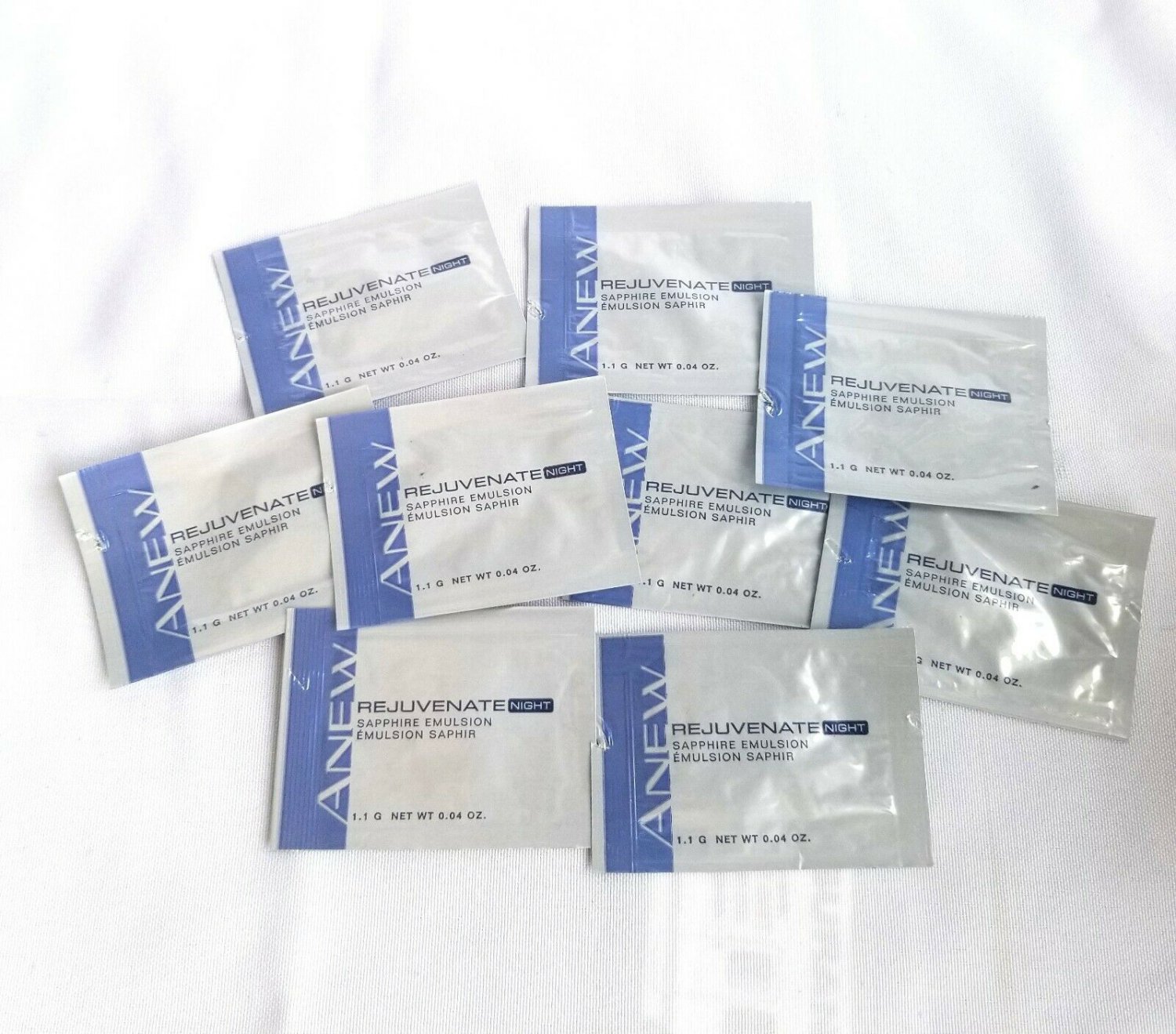 Avon Anew Rejuvenate Sapphire Emulsion Samples