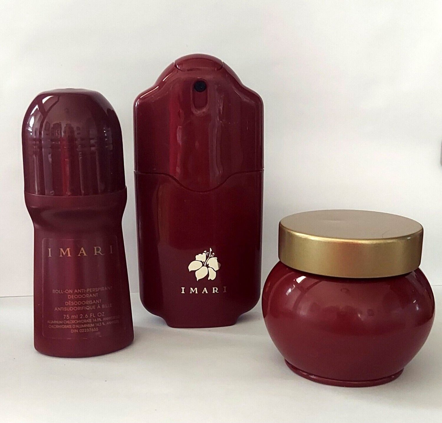 Avon Imari Cologne Spray, Skin Softener & Rollon