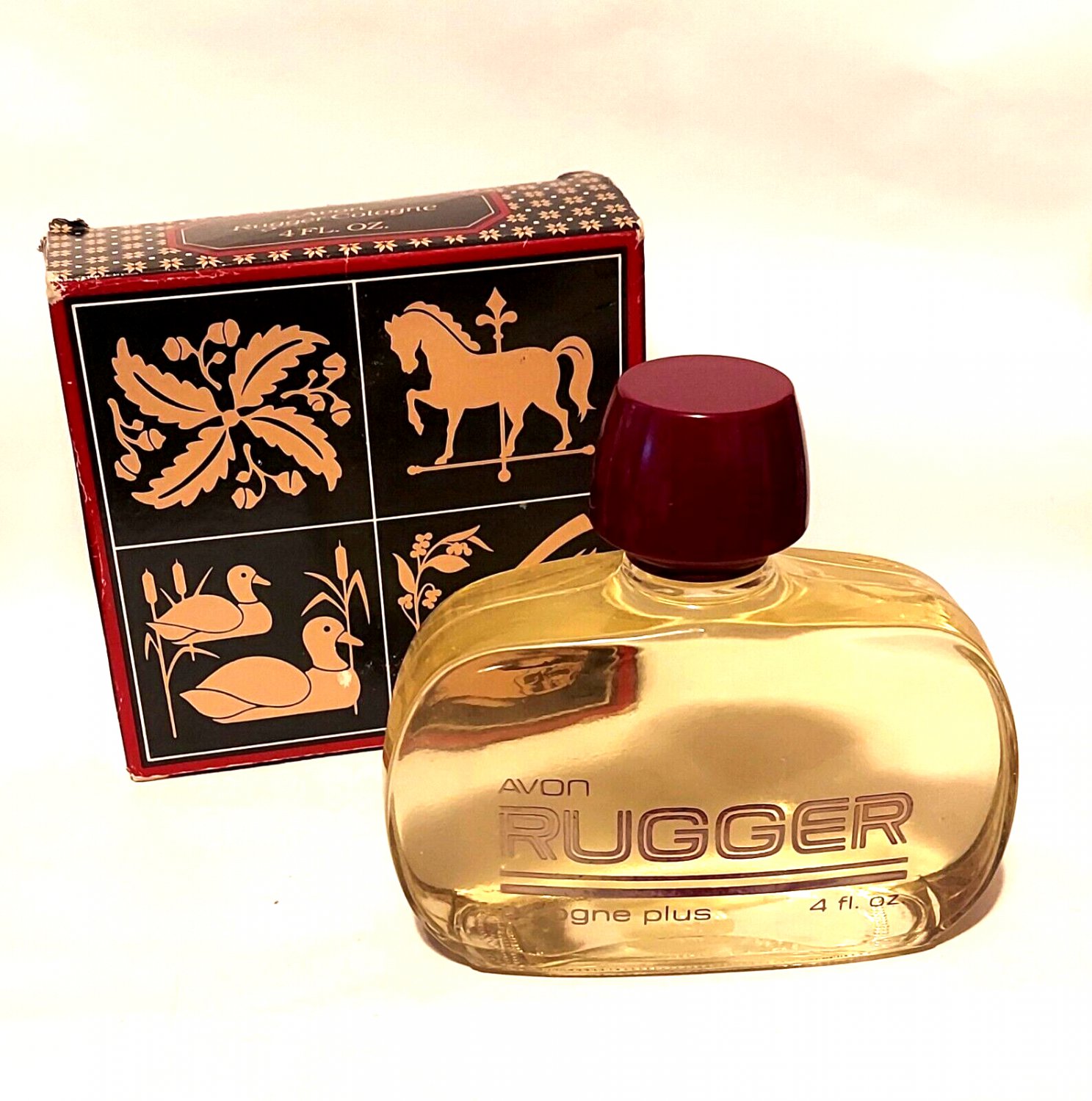 Avon Rugger Cologne Splash 4 oz. Vintage