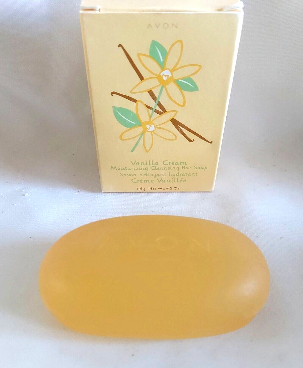 Avon Vanilla Cream Moisture Cleansing Bar Soap Set