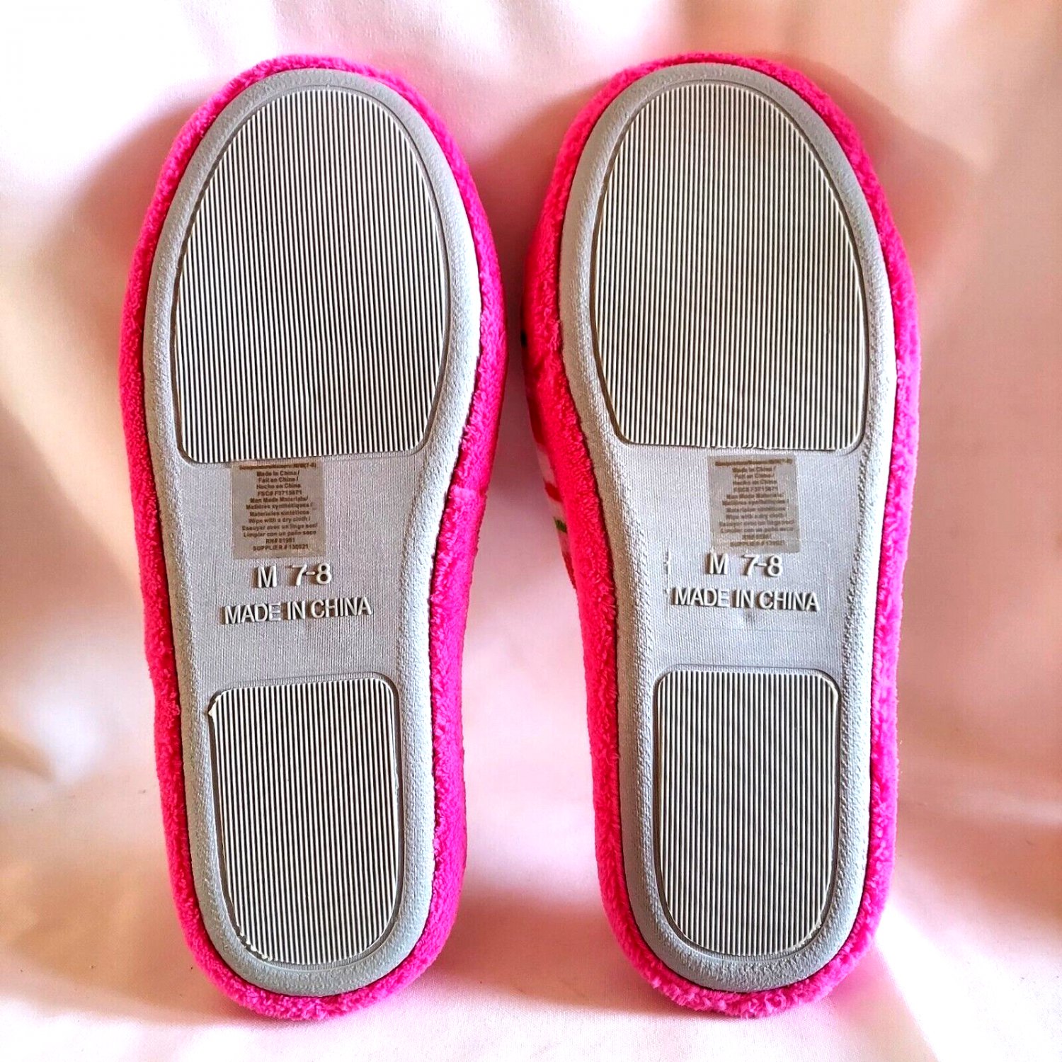 Avon Colorful Cozy Slippers Ladies Size 7-8