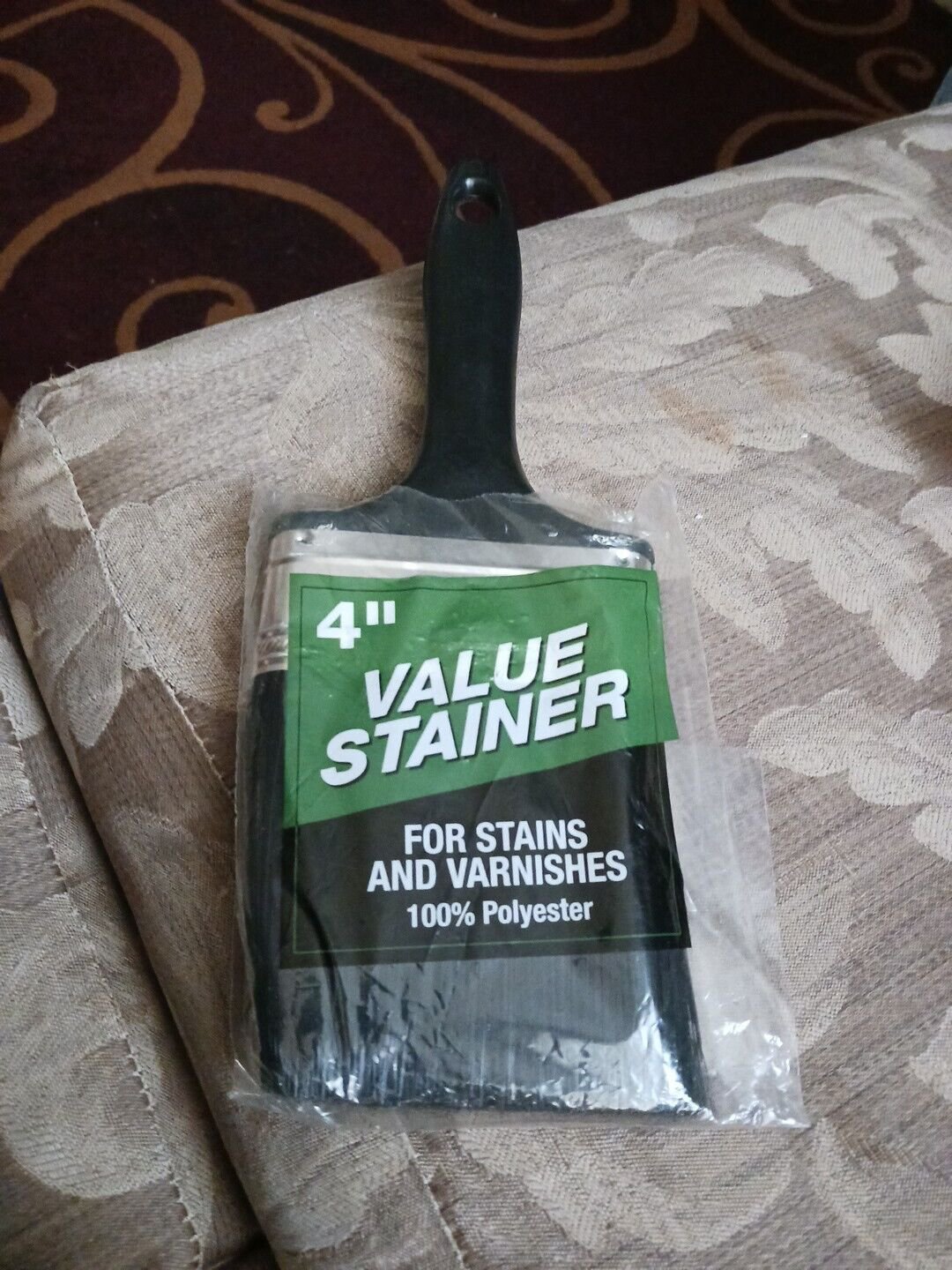 Rubberset Stainer 4" Brush 100% Polyester Stain Varnish Brush