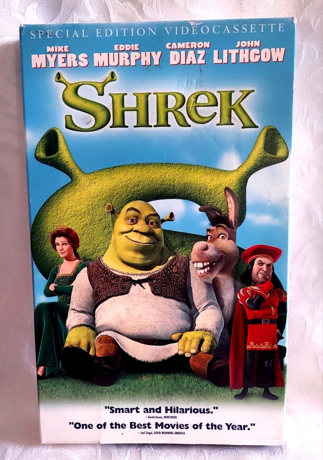 Shrek VHS 2001 Big Box Special Edition Dreamworks PG VCR Funny Animated ...