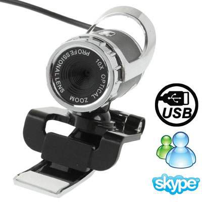 5.0 Mega Pixels 10X Digital Zoom USB 2.0 Driverless PC Camera / Webcam ...