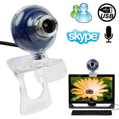 1.3 Mega Pixels USB 2.0 Driverless PC Camera / Webcam with MIC, Cable ...
