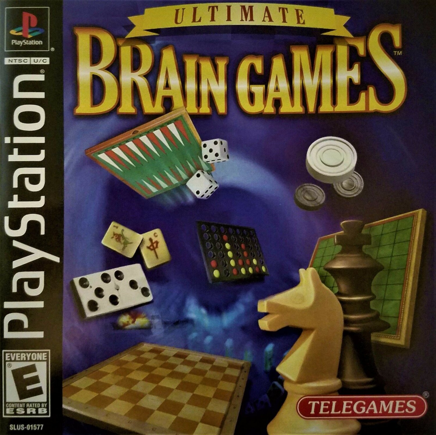 Ultimate Brain Games PS1 Great Condition Complete Fast Shipping