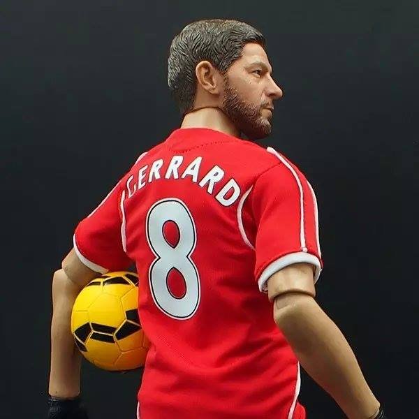 New 12'' Liverpool FC Steven Gerrard Soccer Action Figure Toy Premier ...