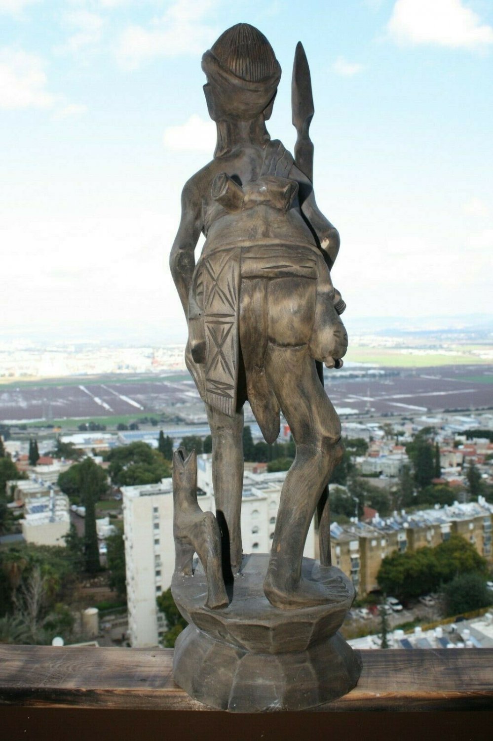 XXL 25" Antique Philippine Culture Igorot Tribe Wood Carved Warrior ...