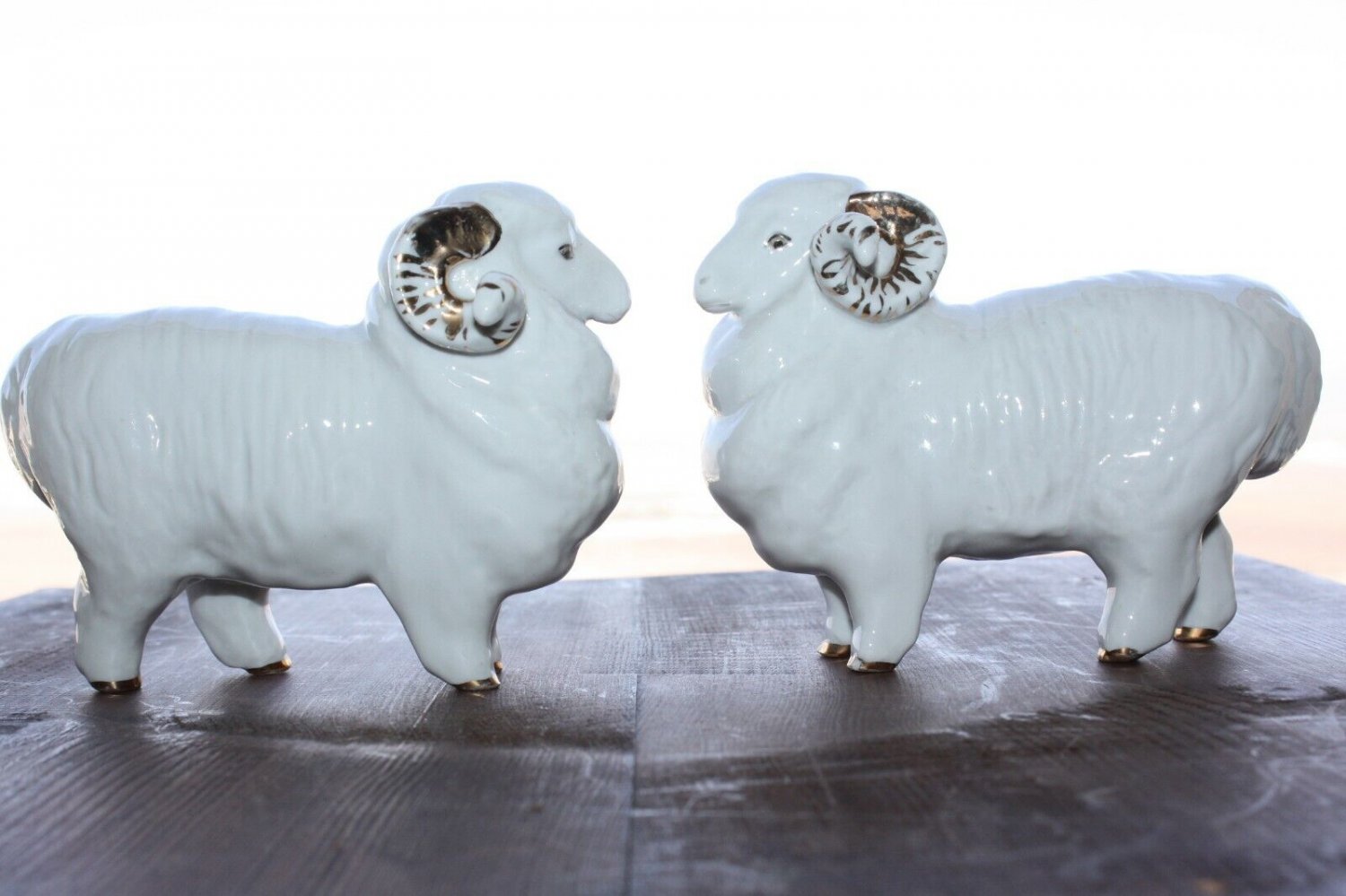 LFZ Lomonosov Imperial Porcelain Ram Sheep Goat Figurine USSR Soviet ...