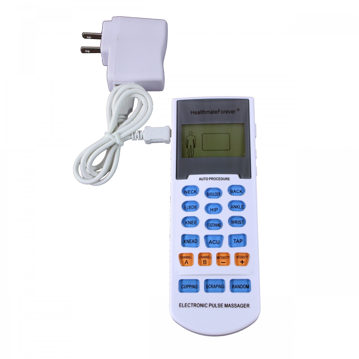 YK15RC HealthmateForever TENS Unit Electrical Muscle Stimulator White ...