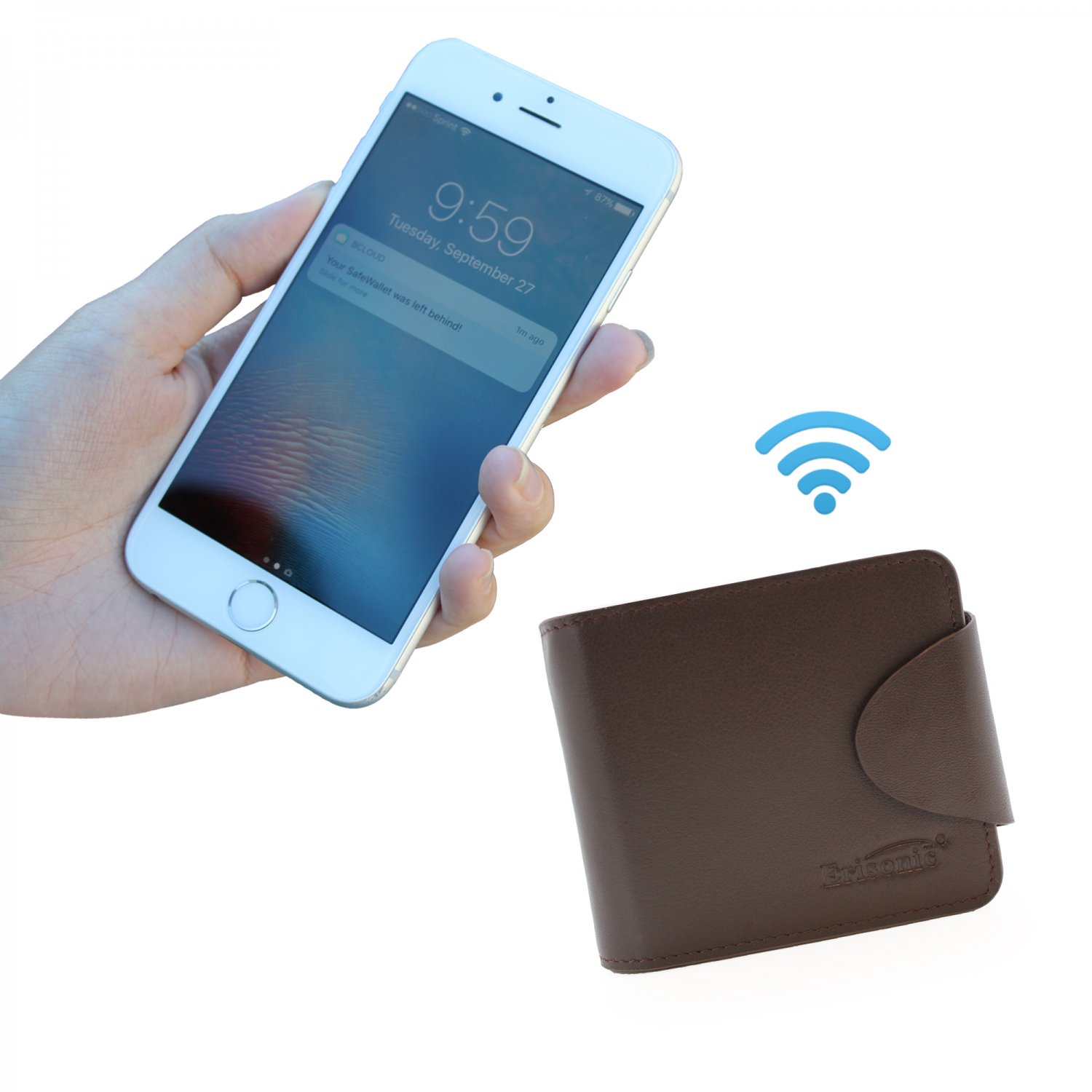 Erisonic Smart Wallet for iphone Bluetooth Wallet with Iphone/Android ...