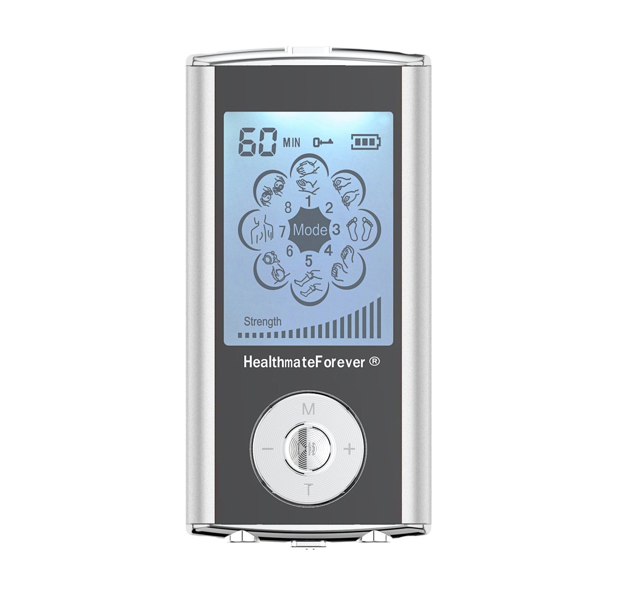 HM8ML HealthmateForever TENS Unit Electrical Muscle Stimulator Silver ...