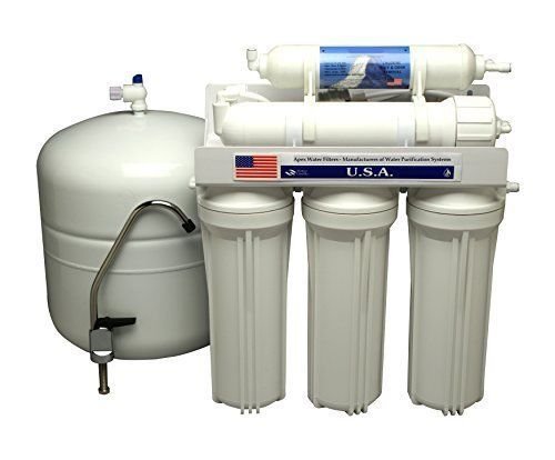 Apex 50 5 Stage Reverse Osmosis Drinking Water System - USA Made & Free ...