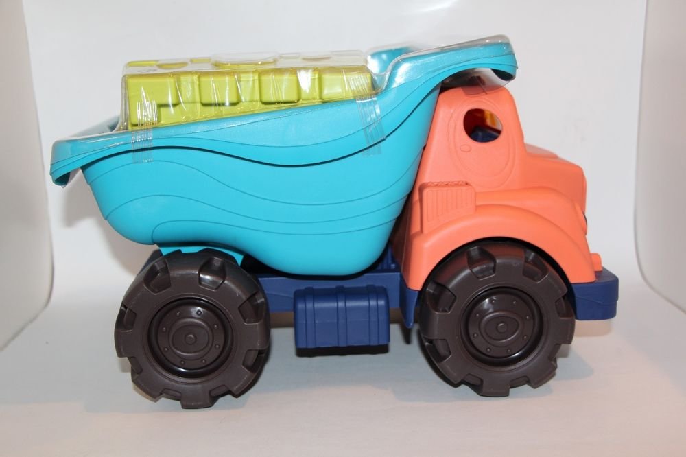 B Toys Coastal Cruiser Dump Truck w/ Sand Toys Battat Sand Truck Beach ...