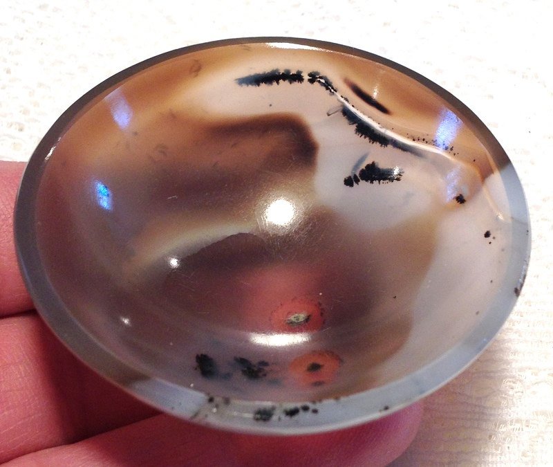 Gemstone bowls Merlinite Dendritic agate Stone altar Devotional ...