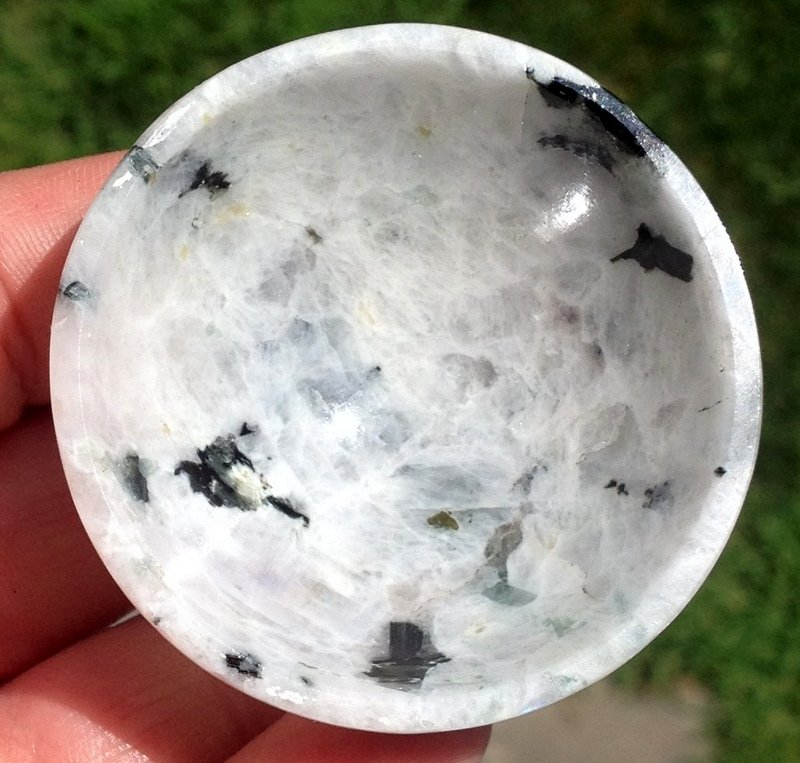 Moon Magick Gemstone Bowls Moonstone Black Tourmaline Crystal Healing ...