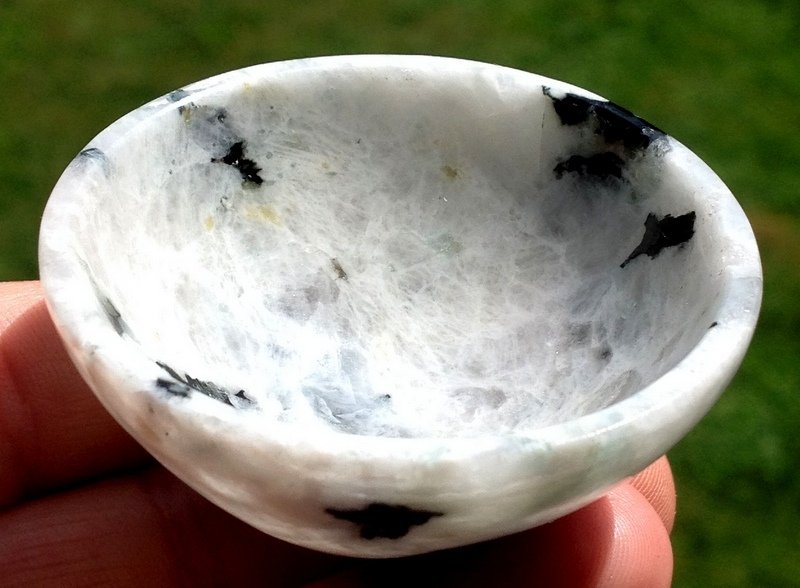 Moon Magick Gemstone Bowls Moonstone Black Tourmaline Crystal Healing ...