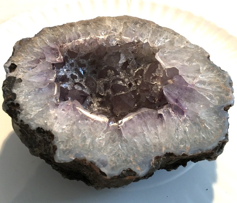 Large Amethyst Quartz Geode Bowl Crystal Healing Third Eye Crown Soul ...