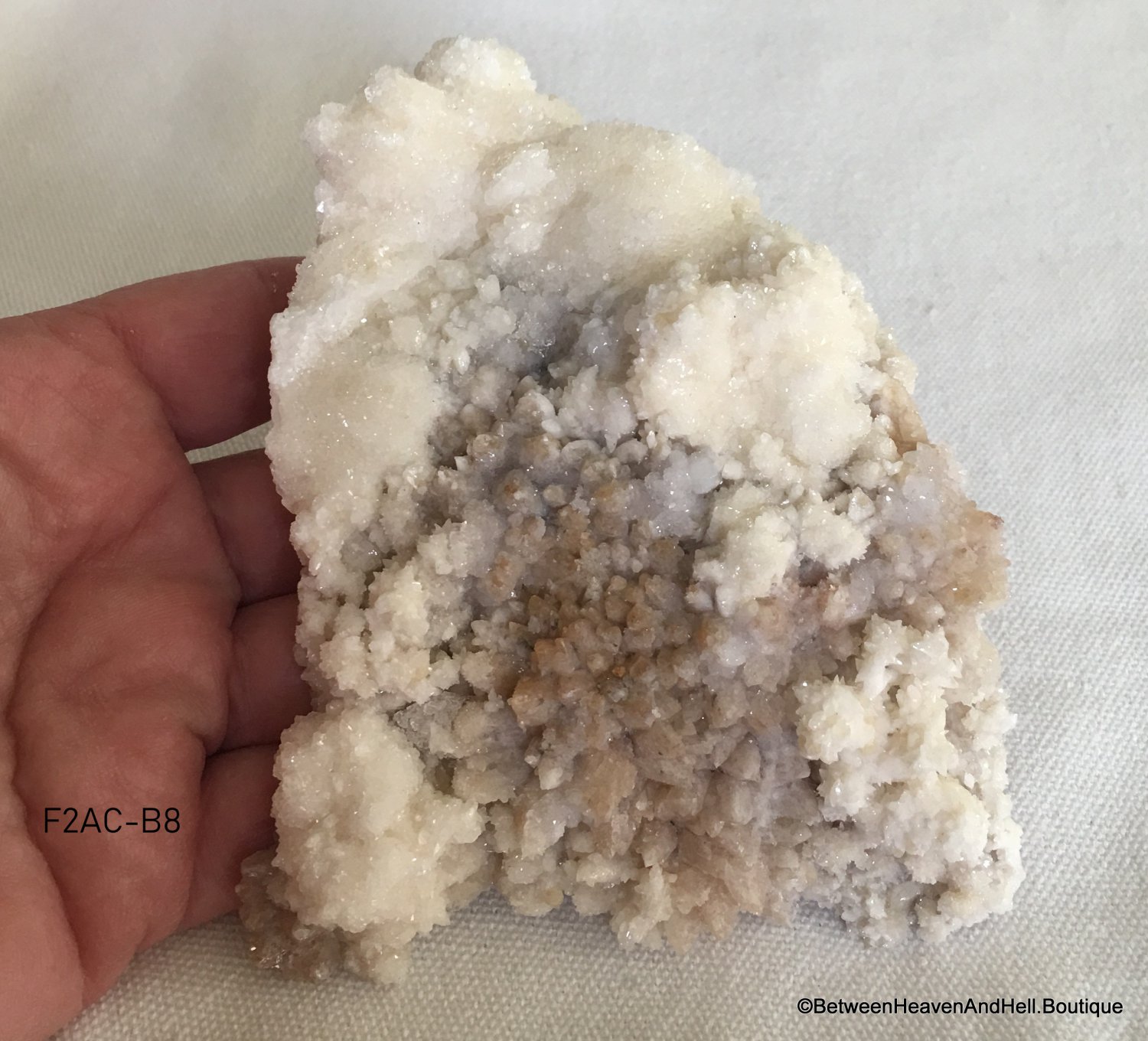 Large Pink Honey Druzy Dogtooth Calcite Cluster Specimen Cleansing ...