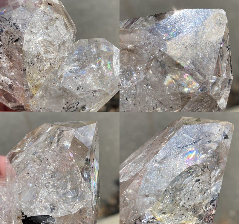 Large HERKIMER Diamond High Frequency ASCENSION Crystal Psychic Ability ...