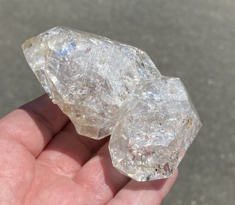 Large HERKIMER Diamond High Frequency ASCENSION Crystal Psychic Ability ...