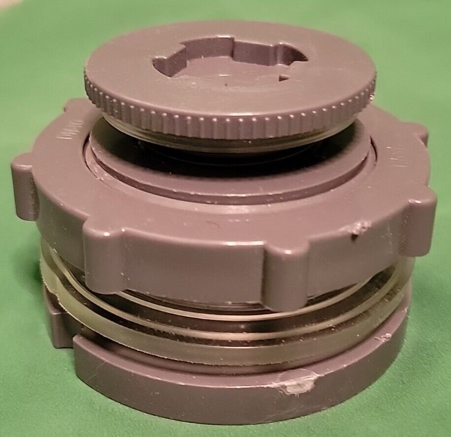 2" Female PVC Bulkhead Fitting Water Tank Connector Plugs Gasket Rain ...