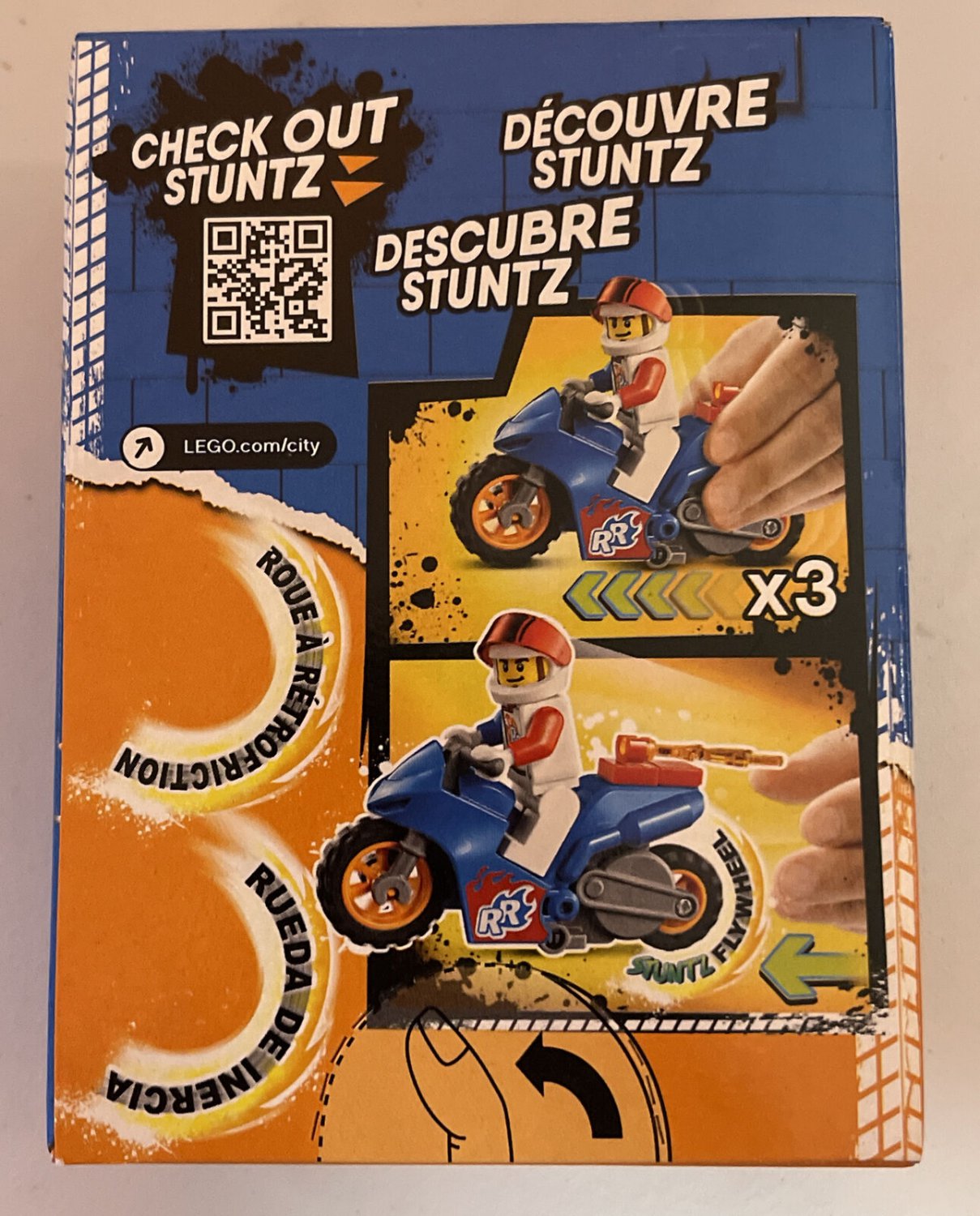 LEGO City Rocket Stunt Bike 60298 Building Kit (14 Pieces) Flywheel NEW