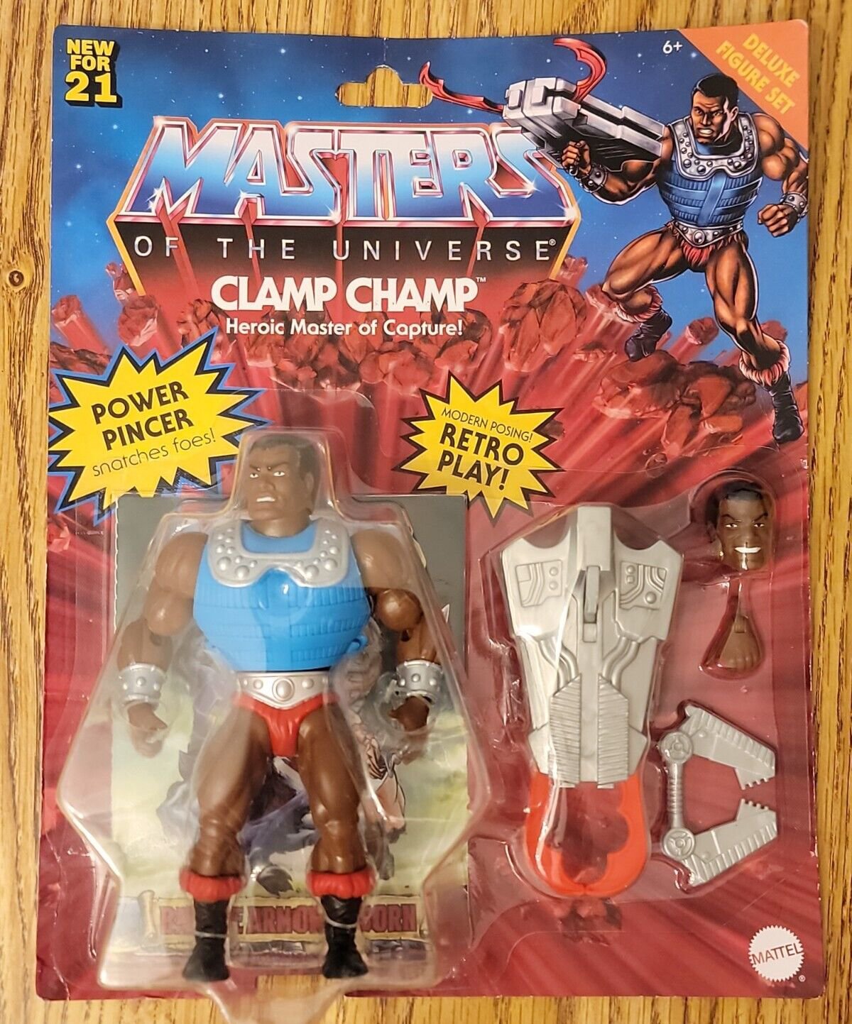 Masters of the Universe Origins CLAMP CHAMP Action Figure MOTU POWER PINCER