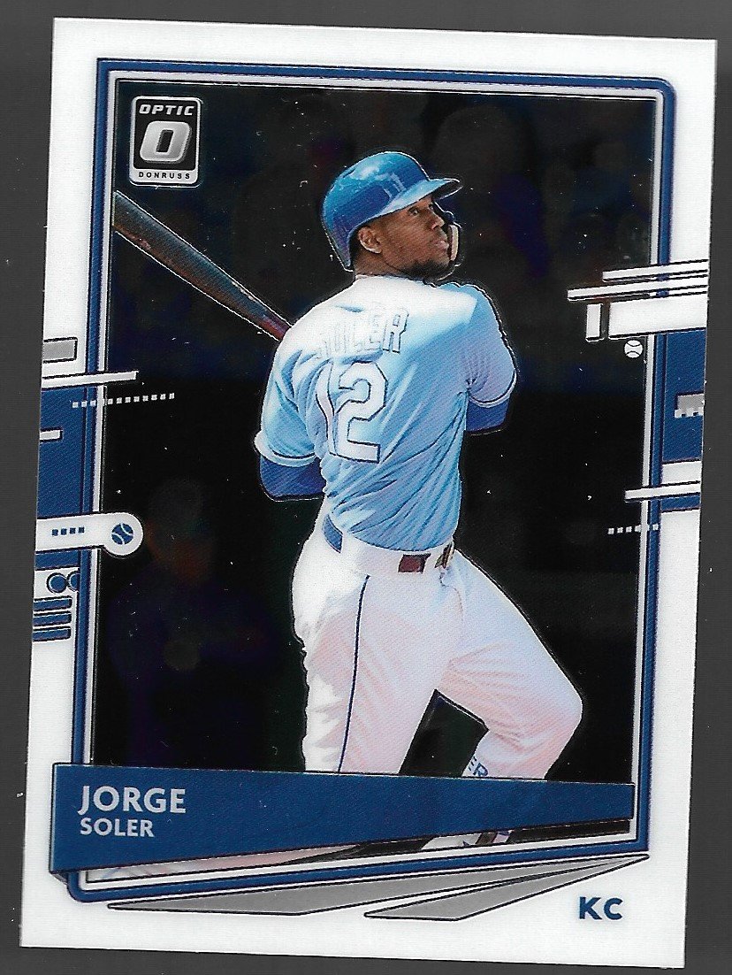 JORGE SOLER 2020 Donruss Optic Card #185 KANSAS CITY ROYALS Baseball ...
