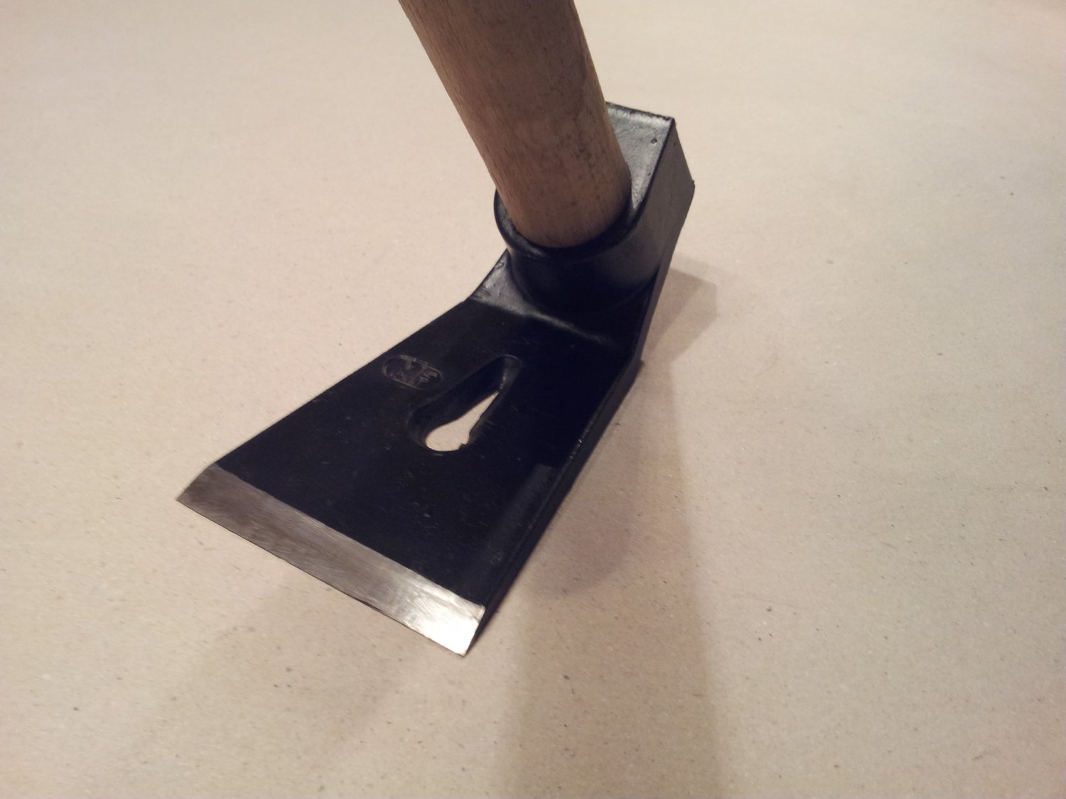 WOODCARVING STRAIGHT ADZE-COMBINED W/ HAMMER - WOODWORKING AXE + CLAW ...