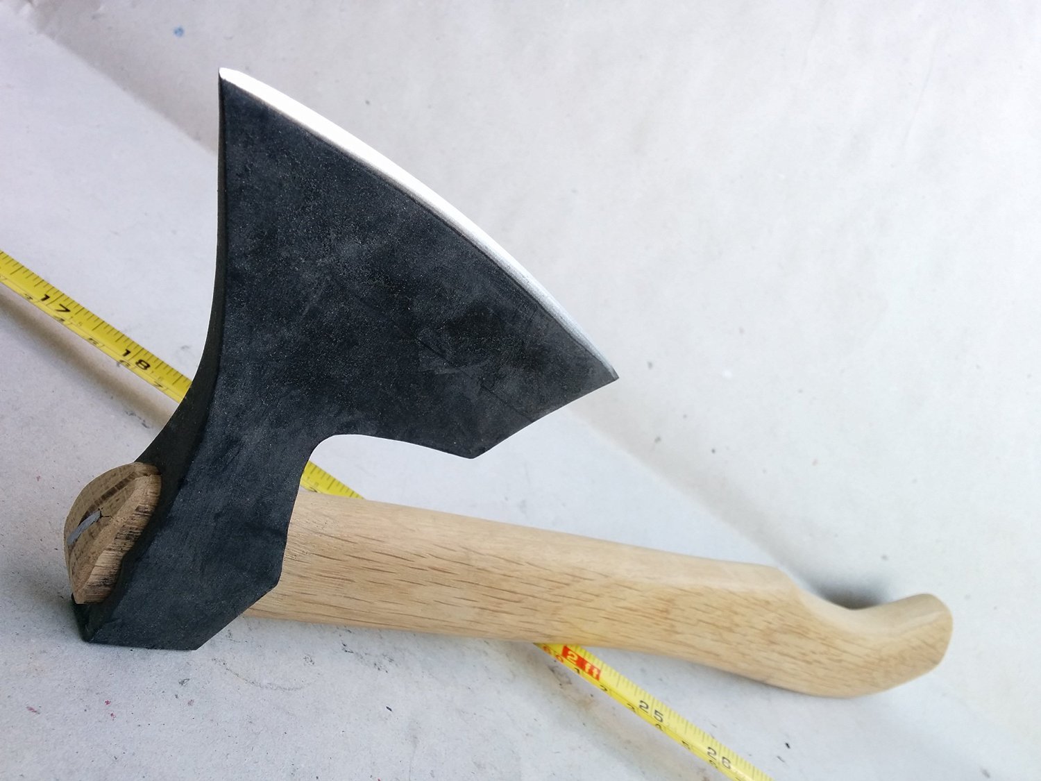 Light bearded axe / hatchet with handle - RARE VIKING SHAPE!!!