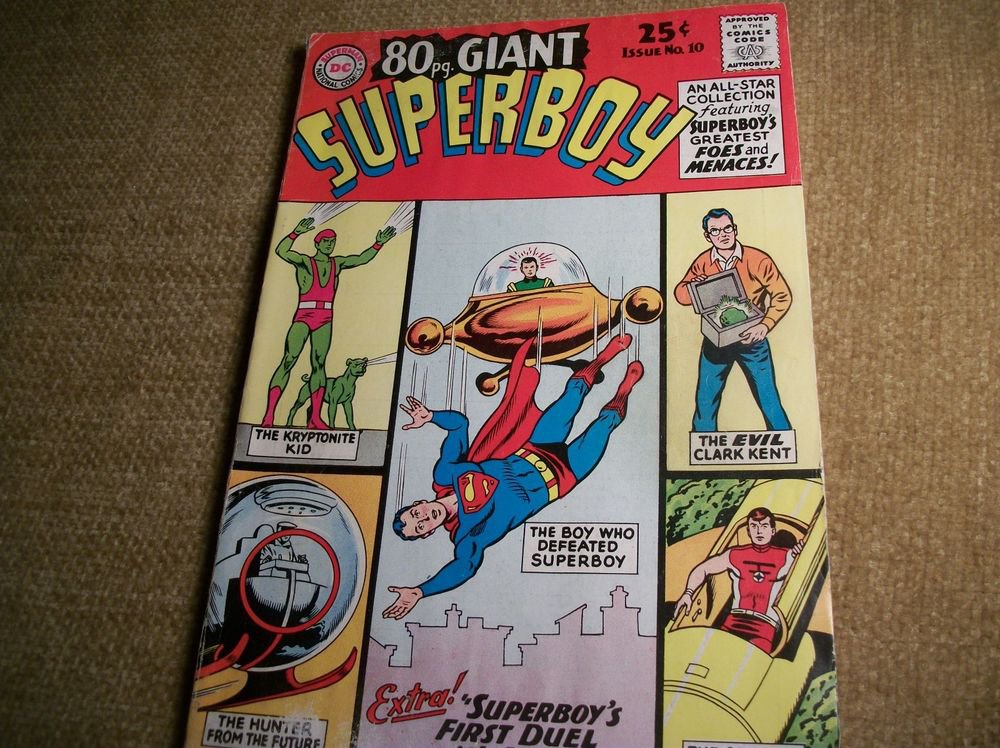 SUPERBOY Comic Book Giant Issue DC National Comics May 1965 No 19 Foes ...