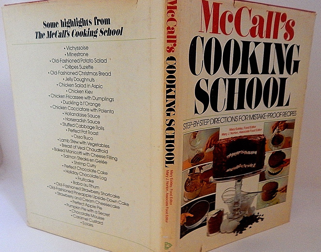 McCall's Cooking School Cookbook Recipe Book Vintage 1976 Hardcover ...