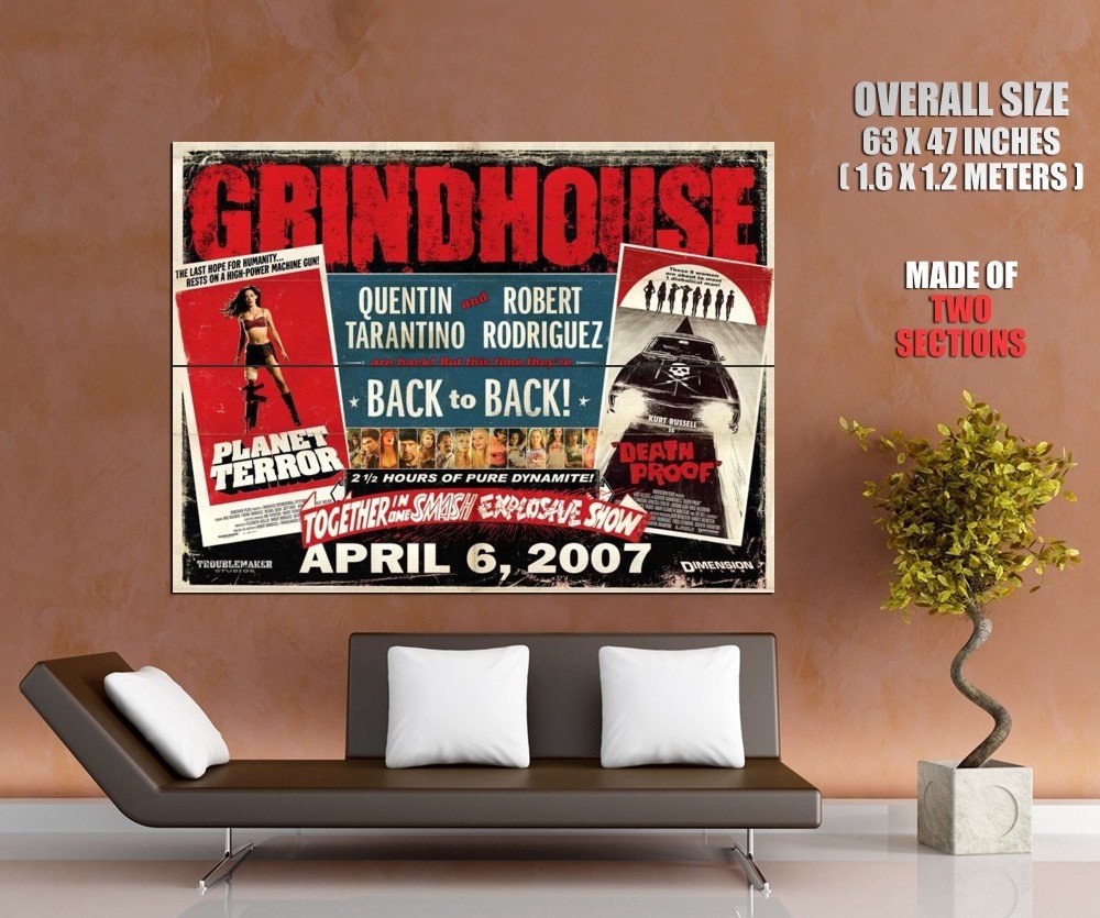 Quentin Tarantino Grindhouse Vintage Style Art Huge Giant Print Poster