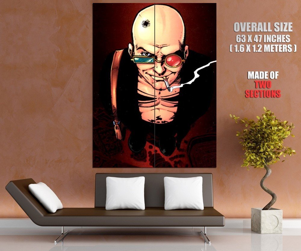 Transmetropolitan Spider Jerusalem Cyberpunk Art HUGE GIANT Print POSTER