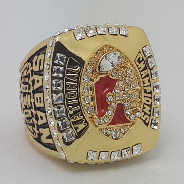 Alabama Crimson 2011 TIDE NCAA Football championship ring SABAN size 11 ...