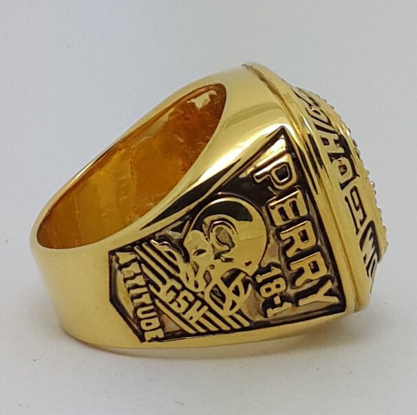 1985 Chicago Bears XX Super bowl championship ring PERRY size 11 Back Solid