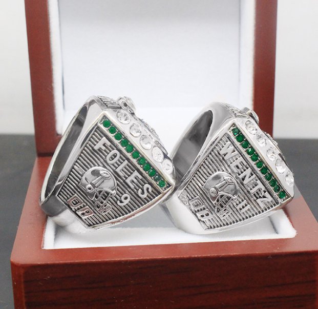 2017 2018 Philadelphia Eagles LII Super Bowl Championship ring WENTZ Or ...