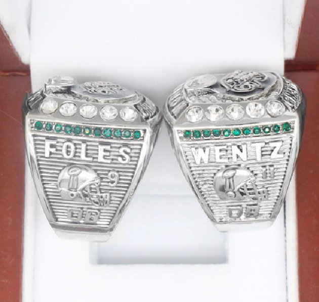 2PCS 2017 2018 Philadelphia Eagles LII Super Bowl Championship rings ...