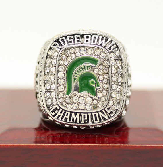 2013 Michigan State Spartans Rose Bowl Championship ring Size 11 US ...