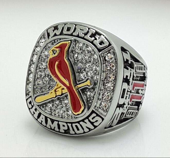2011 St. Louis Cardinals World Series Championship ring Size 11 Back Solid
