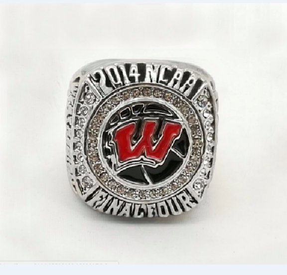 2014 Wisconsin Badgers NCAA Final Four Championship ring Size 11 US ...